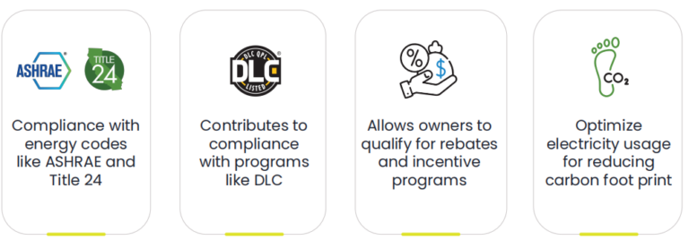 Lumos Controls Demand Response using OpenADR