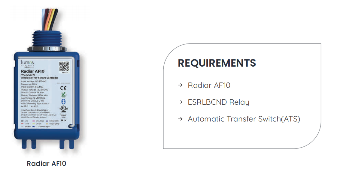 Lumos Controls Smart Emergency Lighting with Lumos Controls